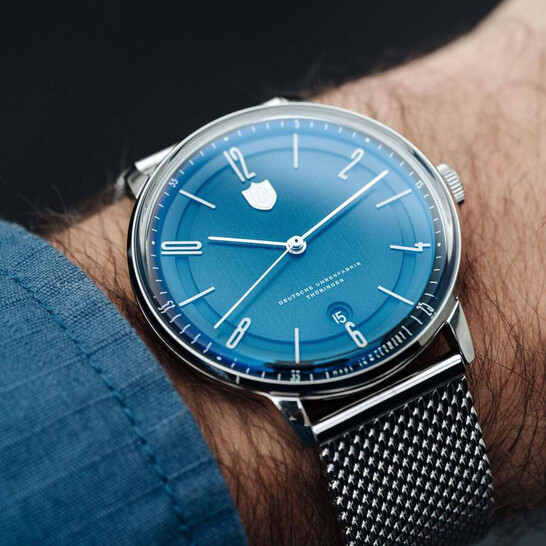 Dufa Bayer Blue Dial Men's Watch DF-9016-33 194595008937 - Watches ...