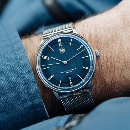 Dufa Bayer Blue Dial Men's Watch DF-9016-33 194595008937 - Watches ...