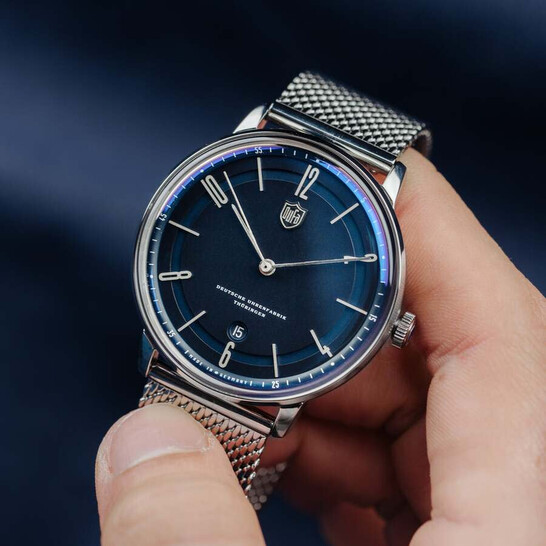 Dufa Bayer Blue Dial Men's Watch DF-9016-33 194595008937 - Watches ...