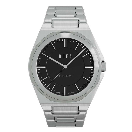 Dufa Wachsmann Black Dial Men's Watch DF-9037-22 194595024616 - Watches ...