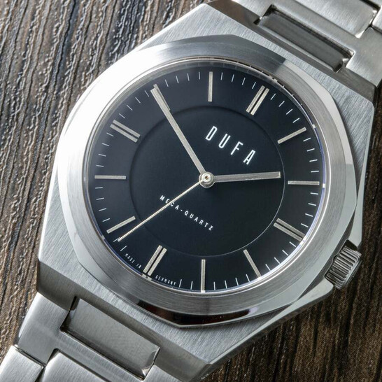 Dufa Wachsmann Black Dial Men's Watch DF-9037-22 194595024616 - Watches ...