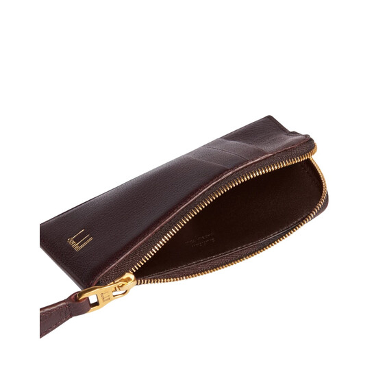 Dunhill Burgundy Duke Fine Zip Leather Card Case DU24R2108GS601 ...