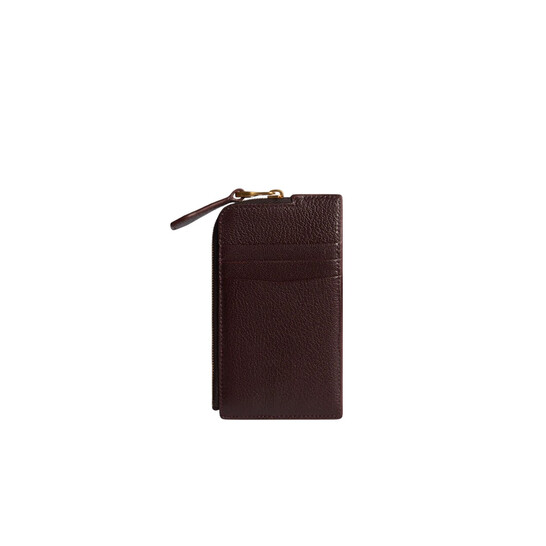 Dunhill Burgundy Duke Fine Zip Leather Card Case DU24R2108GS601 ...