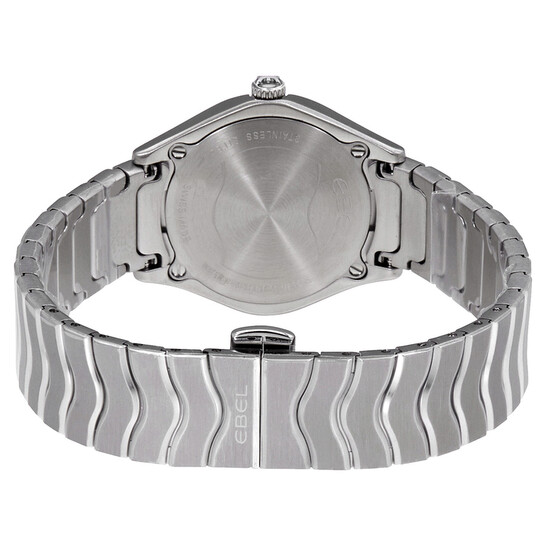 Ebel Wave Pink Galvanic Dial Diamond Ladies Watch 1216217 - Watches ...