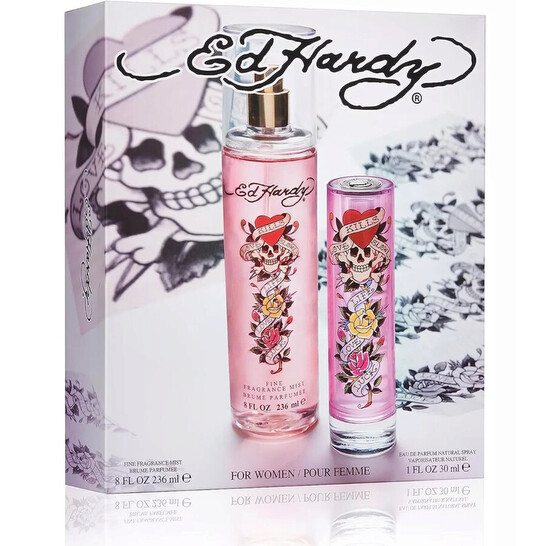 Christian Audigier Ed Hardy Ladies Pour Femme Gift Set Fragrances ...