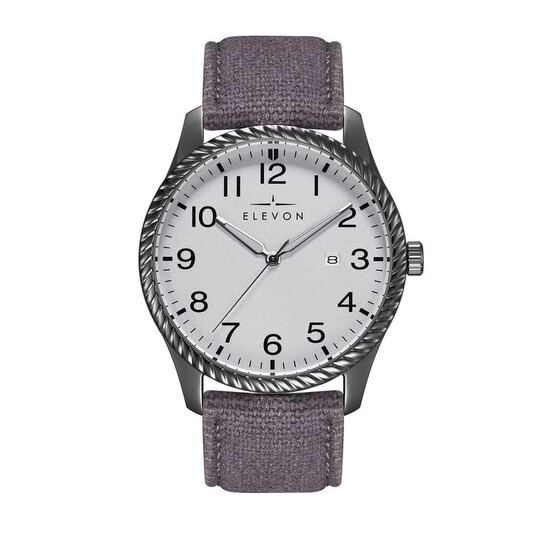Elevon Crosswind Silver-tone Dial Men's Watch ELE128-6 840148810570 ...