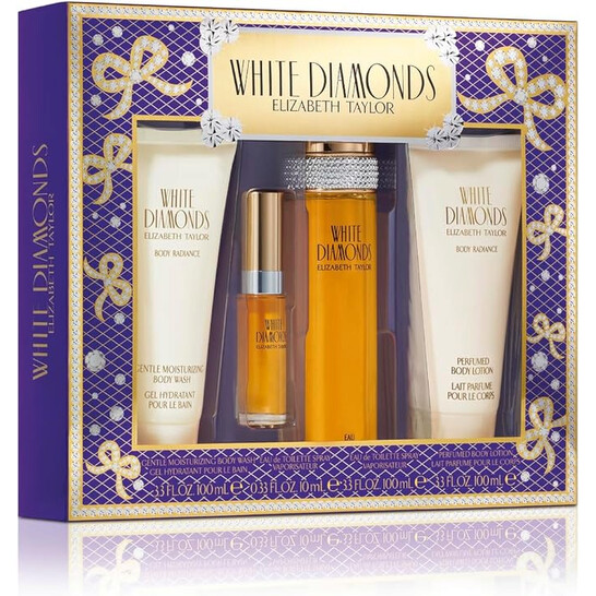 Elizabeth Taylor Ladies White Diamonds Gift Set Fragrances 719346297011 ...