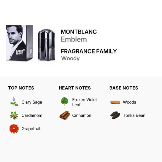Montblanc Emblem / Mont Blanc EDT Spray 3.3 oz (m) 111198 3386460058728 ...