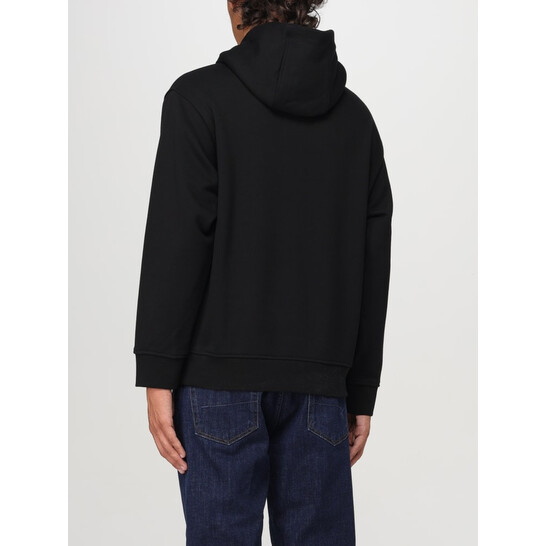 Emporio Armani Black Eagle Logo Jersey Hoodie, Size Small 6D1MD2-1JWPZ ...
