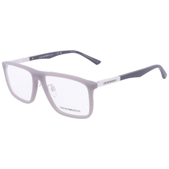 Emporio Armani Demo Square Men's Eyeglasses EA3221F 5126 56 ...