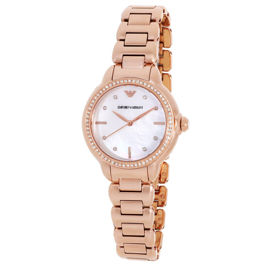 Emporio Armani Quartz Crystal Ladies Watch AR11523 723763313278 ...