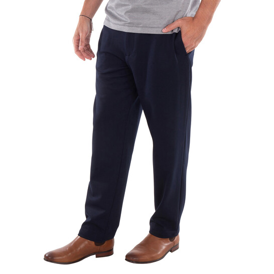 Emporio Armani Straight-Leg Tailored-Cut Trousers, Size Large 6R1P62 ...