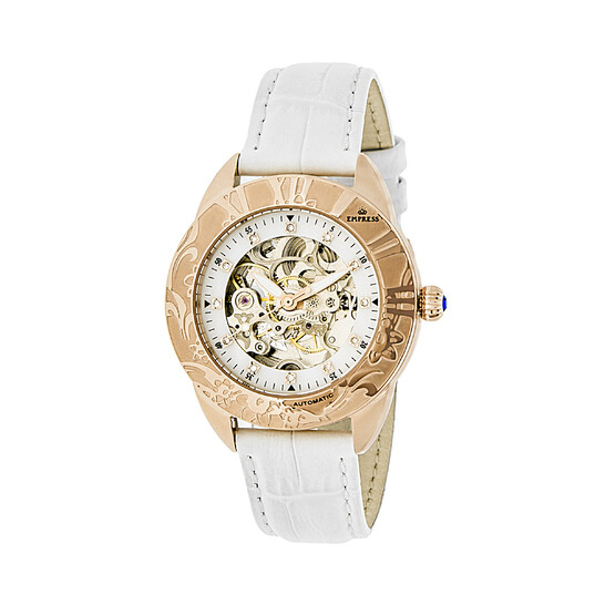 Empress Godiva Automatic White Dial Ladies Watch EMPEM1106 847864142961 - Watches, Godiva - Jomashop
