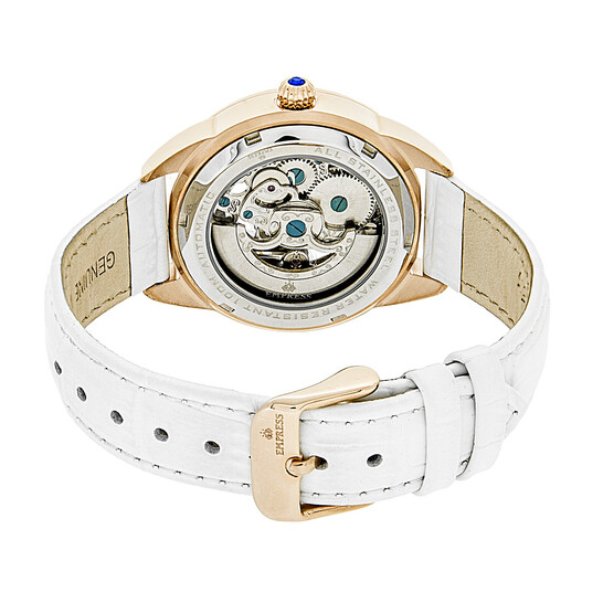 Empress Godiva Automatic White Dial Ladies Watch EMPEM1106 847864142961 - Watches, Godiva - Jomashop