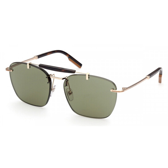 Zegna Ermenegildo Zegna Green Navigator Men's Sunglasses EZ0155 32N 59 ...