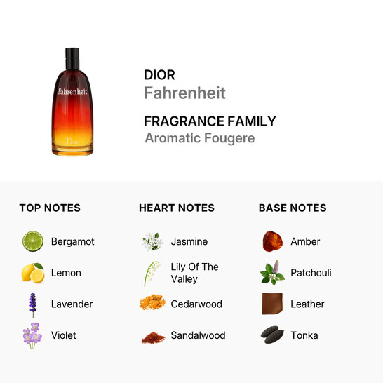 fahrenheit dior notes