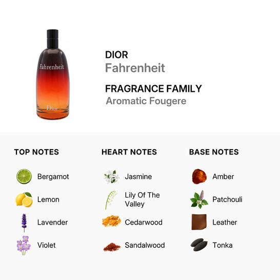fahrenheit perfume notes