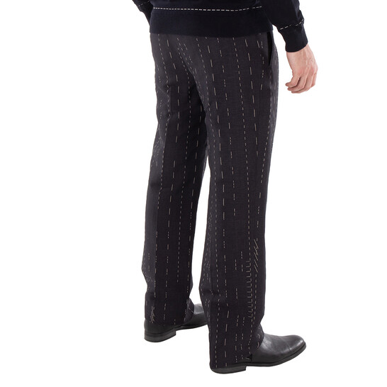 Fendi Straight-Leg Pleated Pants, Brand Size 50 (Waist Size 34") FB0895 ...