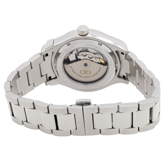 Ferragamo 1927 Automatic Black Dial Men's Watch SFU800224 7630615167466 ...