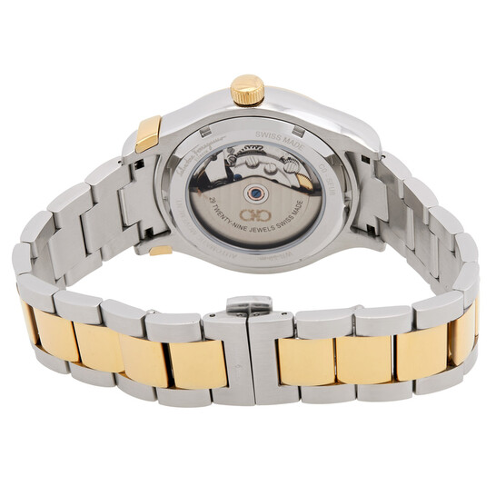 Ferragamo 1927 Automatic Green Dial Men's Watch SFU800324 7630615167480 ...