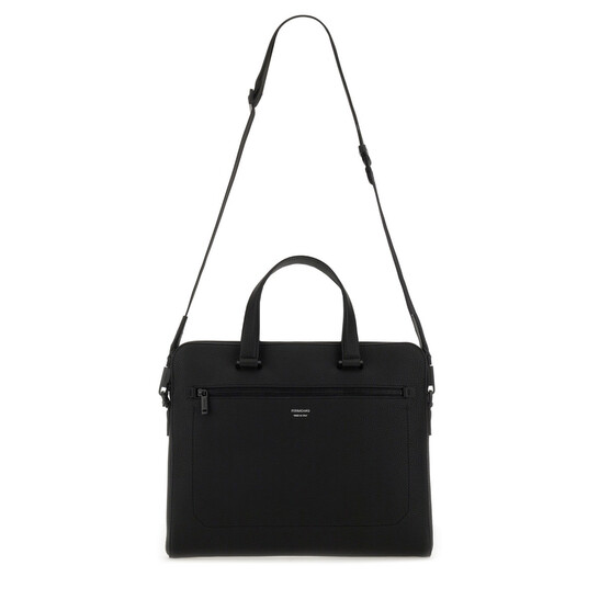 Ferragamo Leather Business Bag 740811 240133 - Handbags - Jomashop