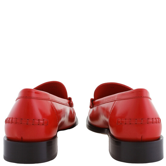 Ferragamo Red Irina Leather Moccasins, Size 9 C 01F866 763992 - Shoes ...