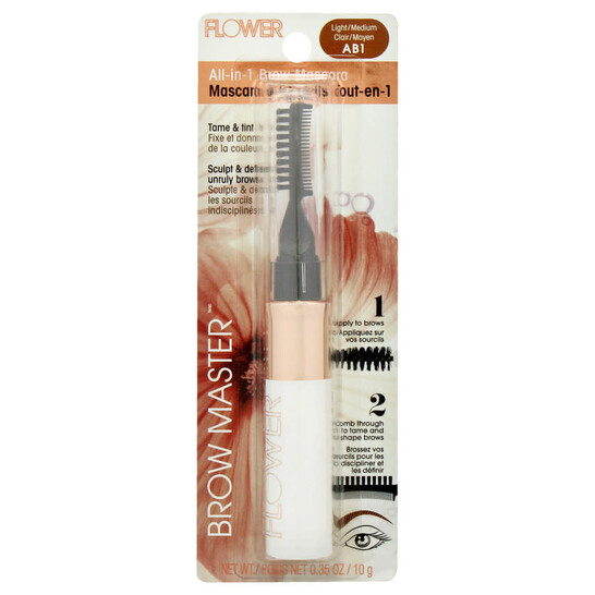 Flower Beauty Ladies Brow Master All-In-1 Brow Mascara 0.35 oz AB1 ...