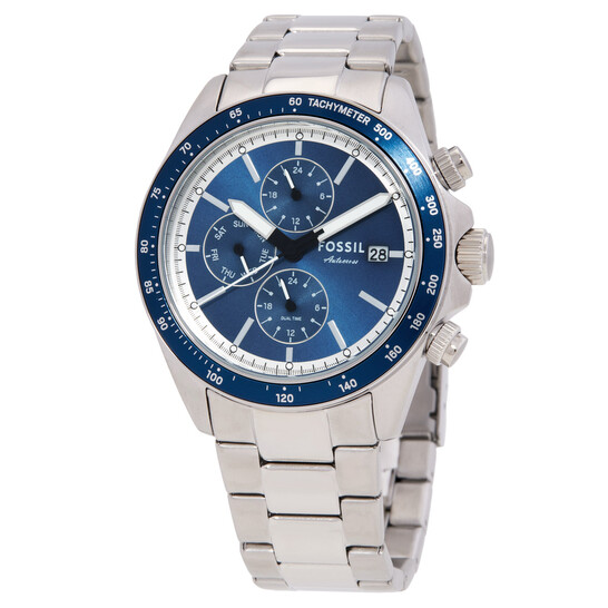 Fossil Autocross Multifunction Quartz Blue Dial Men's Watch BQ2869 ...