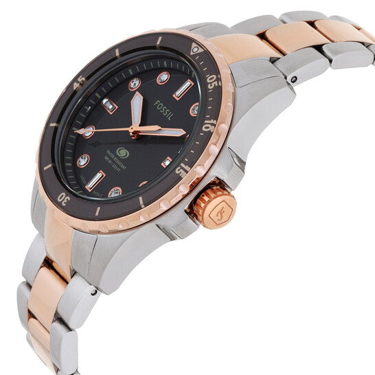 Fossil Blue Dive Quartz Grey Dial Ladies Watch ES5348 796483653177 ...