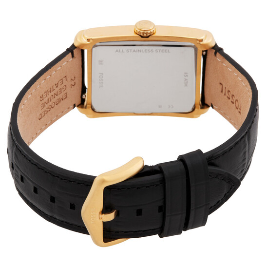 Fossil Carraway Quartz Black Dial Watch FS6091 796483669024 - Watches ...