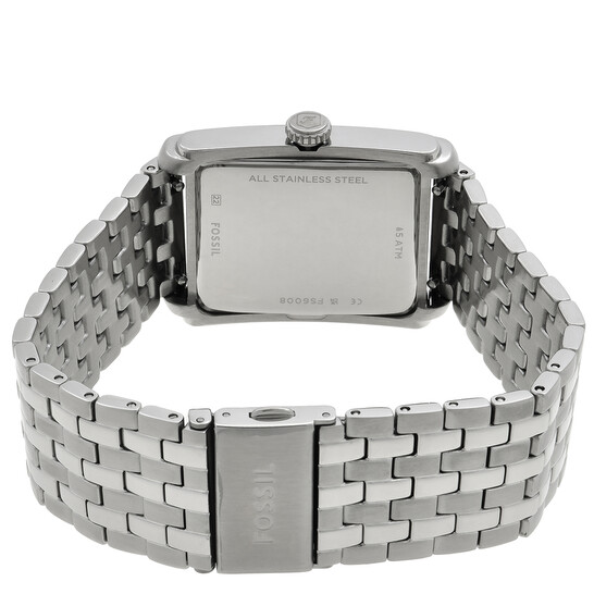 Fossil Carraway Quartz Silver Dial Watch FS6008 796483622593 - Watches ...