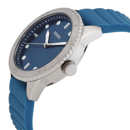 Fossil Dayle Quartz Blue Dial Ladies Watch BQ3939 796483640603 ...