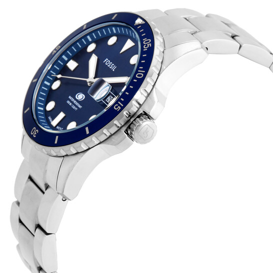 Fossil Blue Dive Quartz Men's Watch FS6029 796483635057 - Watches, Blue ...