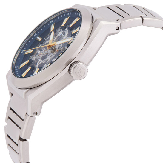 Fossil Everett Automatic Blue Dial Men's Watch ME3220 796483570795 ...