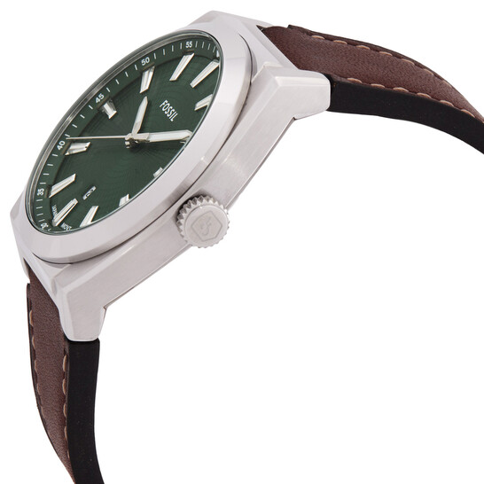 Fossil Everett Quartz Green Dial Men's Watch Set FS6080SET 796483665064 ...