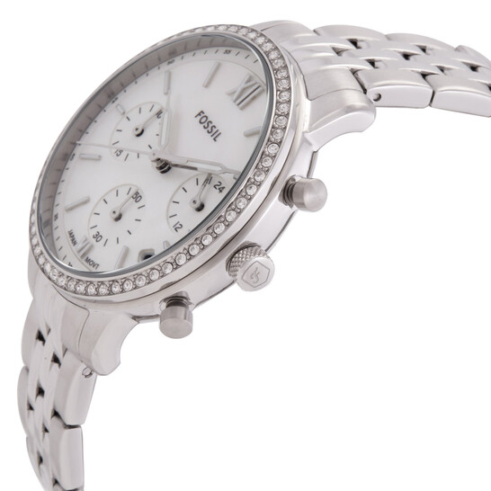Fossil Neutra Chronograph Quartz White Dial Ladies Watch ES5357 ...