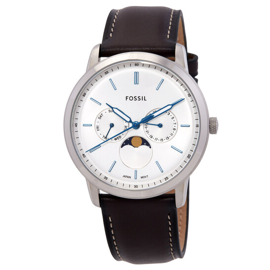 Fossil Neutra Quartz Silver Dial Men's Watch FS5905 4064092123067 ...