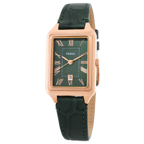 Fossil Raquel Quartz Green Dial Ladies Watch ES5366 796483658677 ...