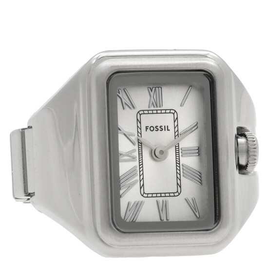 Fossil Raquel Watch Ring Quartz Silver Dial Ladies Watch ES5344 ...
