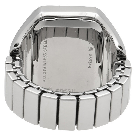Fossil Raquel Watch Ring Quartz Silver Dial Ladies Watch ES5344 ...