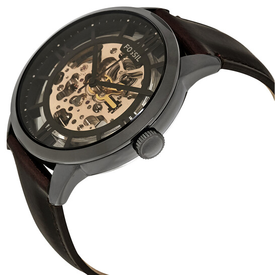 Fossil Townsman Automatic Brown Skeleton Dial Men's Watch ME3098 ...
