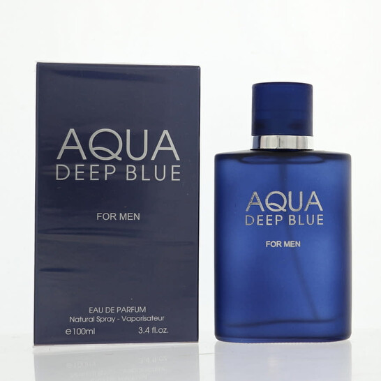 Fragrance Couture Men's Aqua Deep Blue EDP Spray 3.4 oz Fragrances ...