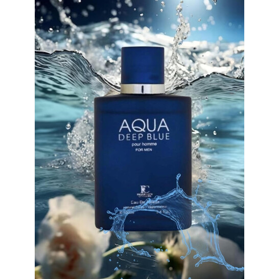 Fragrance Couture Men's Aqua Deep Blue EDP Spray 3.4 oz Fragrances ...