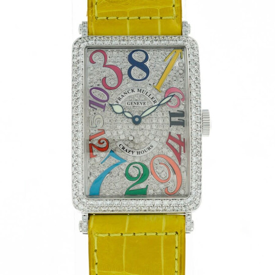Franck Muller Long Island Automatic Diamond Ladies Watch 1200 CH D CD ...