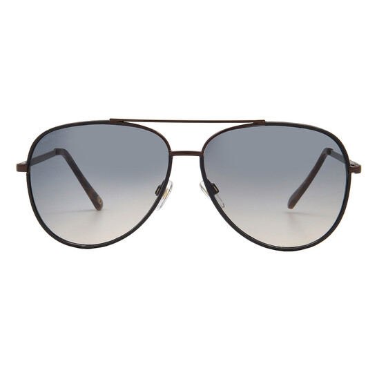 French Connection 59546FCU200 Brown Pilot Ladies Sunglasses 10262078 ...