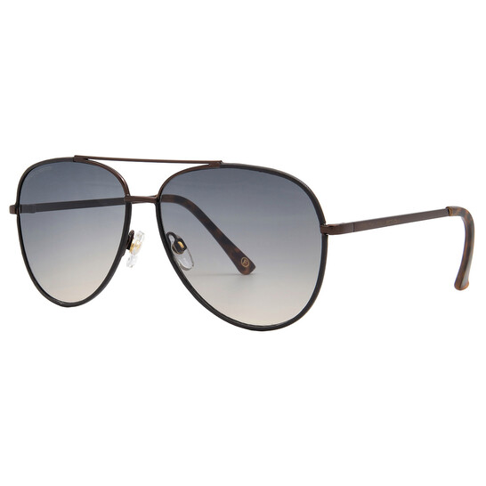 French Connection 59546FCU200 Brown Pilot Ladies Sunglasses 10262078 ...