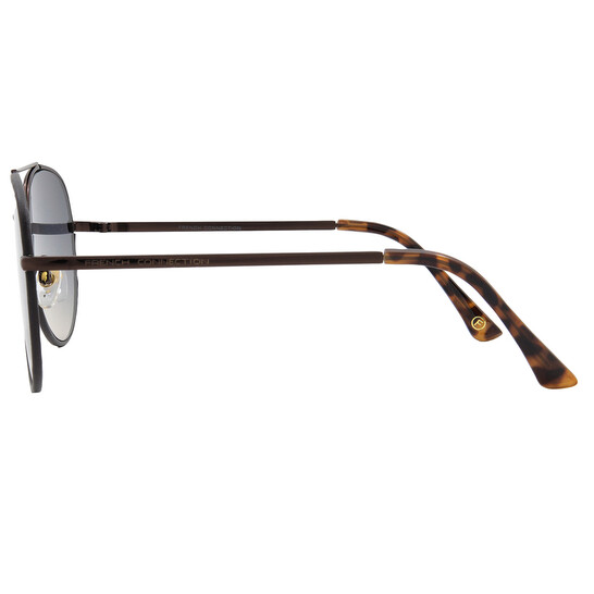 French Connection 59546FCU200 Brown Pilot Ladies Sunglasses 10262078 ...