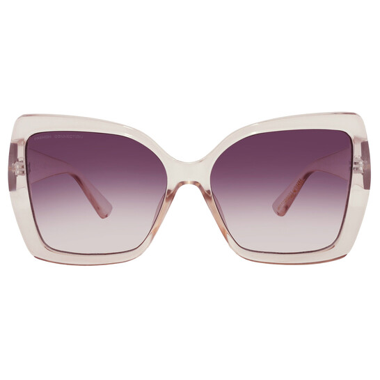 French Connection FC 23 145 EMB NDE Smoke Cat Eye Ladies Sunglasses ...