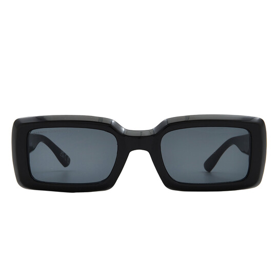 French Connection FC 23 33 BLK Smoke Rectangular Ladies Sunglasses ...