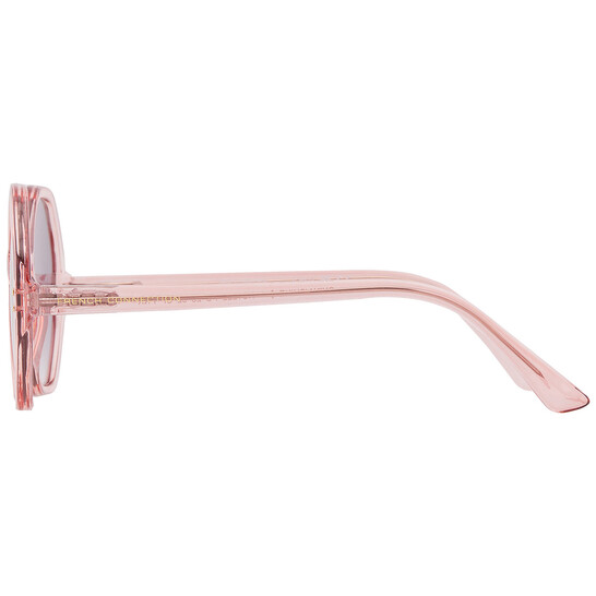 French Connection FC 23 52 CP PNK Smoke Hexagonal Ladies Sunglasses ...